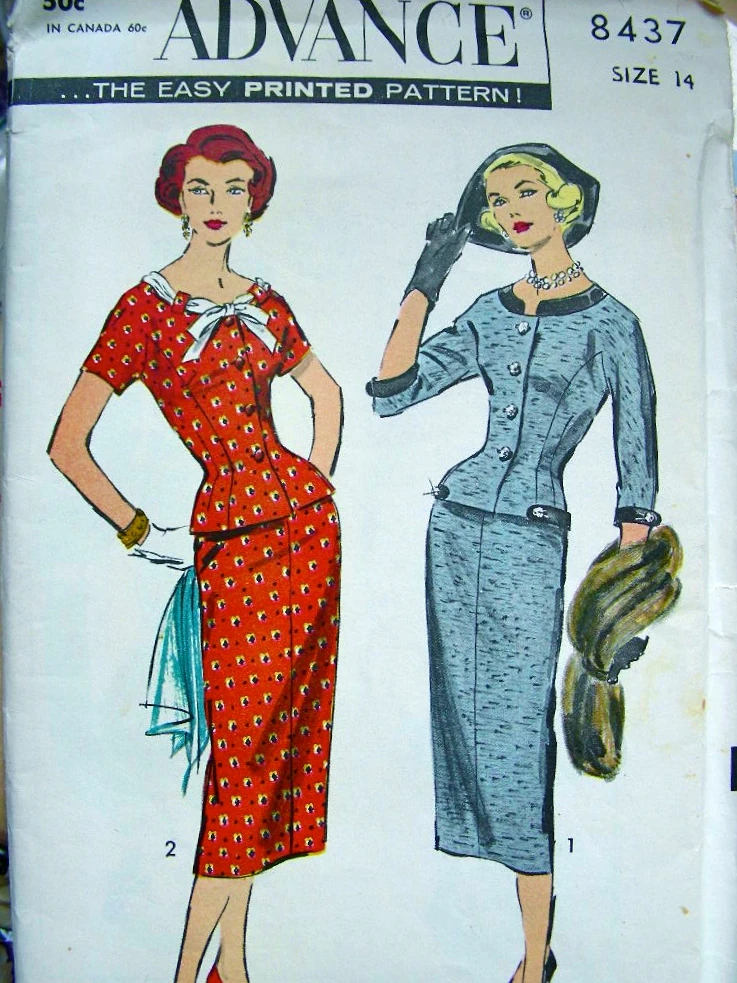 Advance 8437 | Vintage Sewing Patterns | Fandom