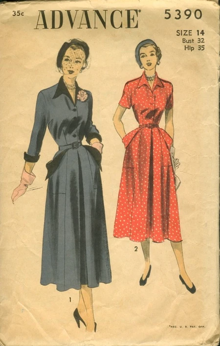 Advance 5390 | Vintage Sewing Patterns | Fandom