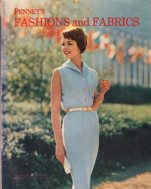 Penney’s Fashions and Fabrics Spring and Summer 1958 | Vintage Sewing ...