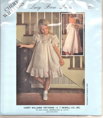 Chery Williams Lacy Bow Dress | Vintage Sewing Patterns | Fandom