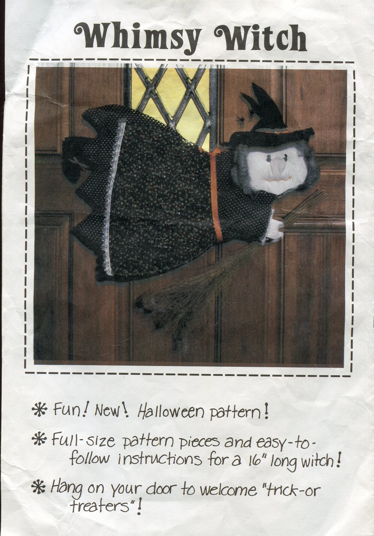 Patch Press Whimsy Witch | Vintage Sewing Patterns | Fandom