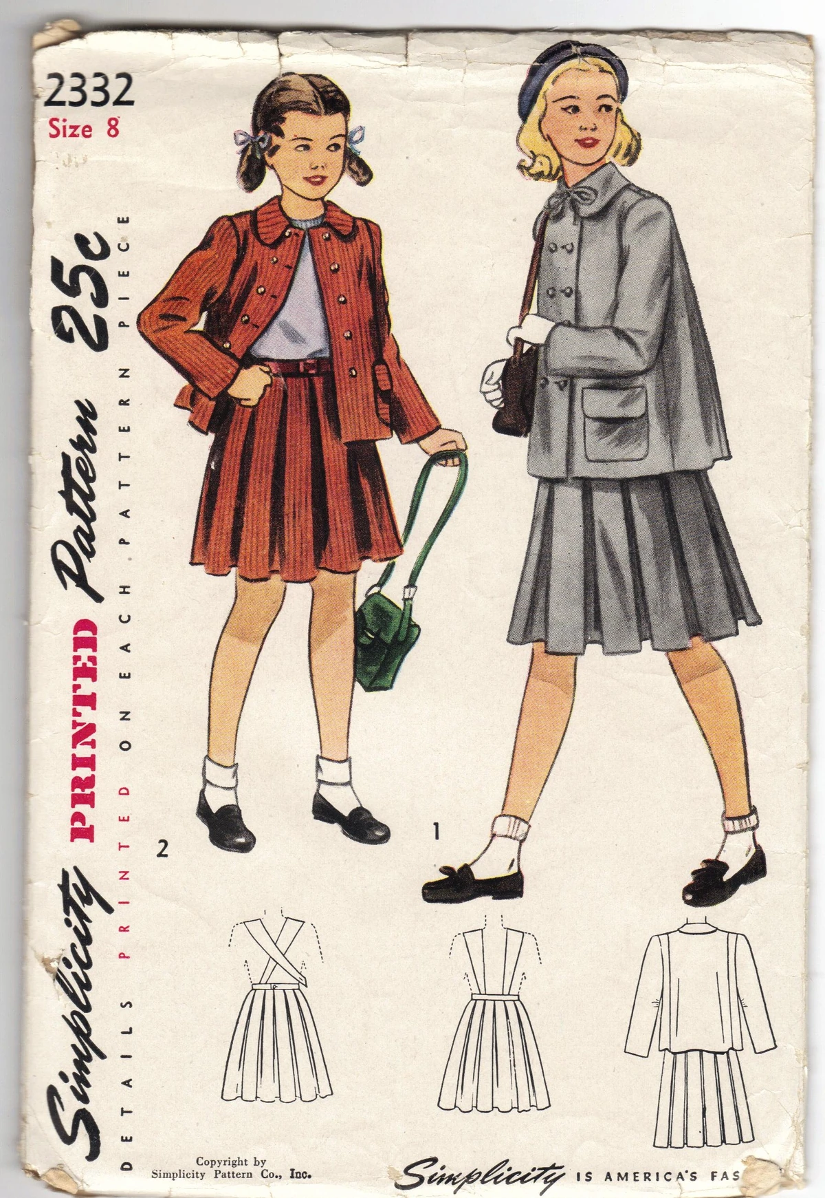 Simplicity 2332 | Vintage Sewing Patterns | Fandom