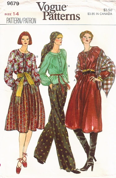 Vogue 9679 | Vintage Sewing Patterns | Fandom
