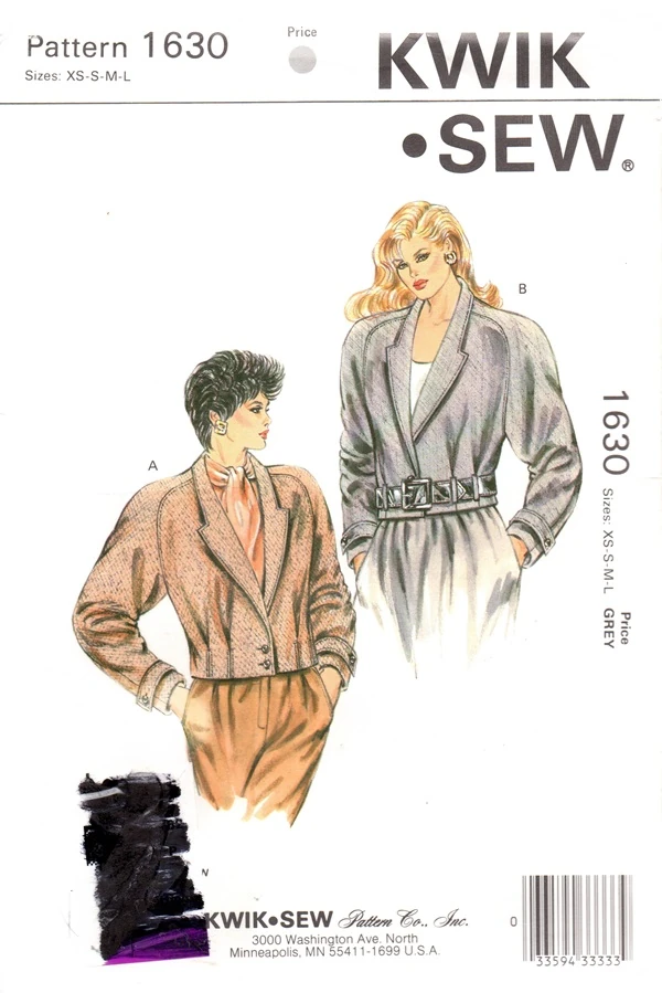 Kwik Sew 1630 | Vintage Sewing Patterns | Fandom