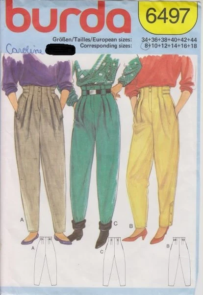 Burda 6497 | Vintage Sewing Patterns | Fandom