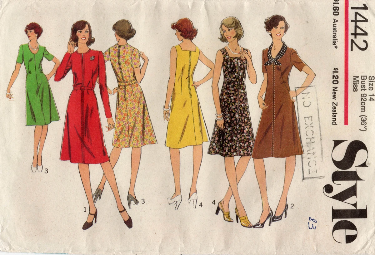 Style 1442 | Vintage Sewing Patterns | Fandom