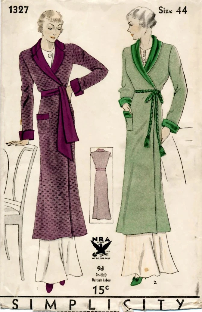 Simplicity 1327 A | Vintage Sewing Patterns | Fandom