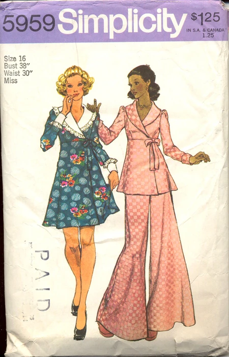 Simplicity 5959 B | Vintage Sewing Patterns | Fandom