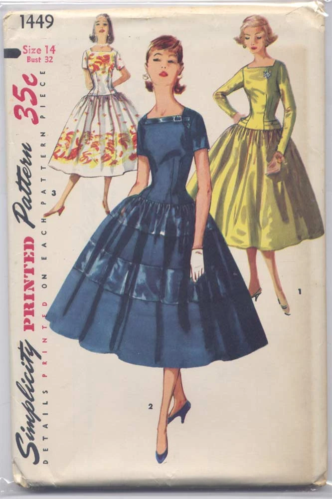 Simplicity 1449 A | Vintage Sewing Patterns | Fandom