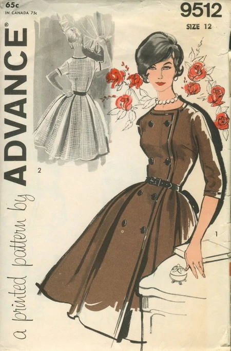 Advance 9512 | Vintage Sewing Patterns | Fandom