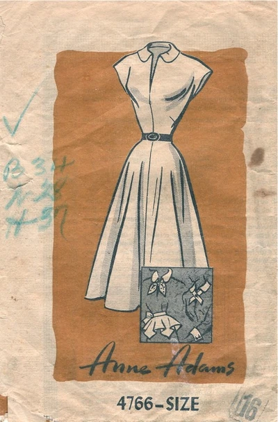Anne Adams 4766 | Vintage Sewing Patterns | Fandom
