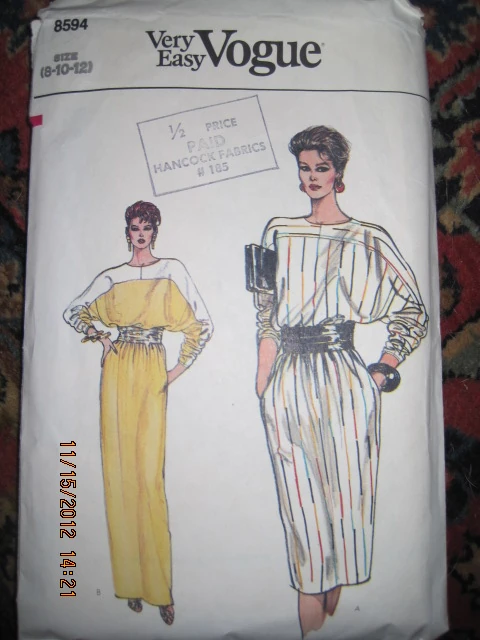 Vogue 8594 | Vintage Sewing Patterns | Fandom