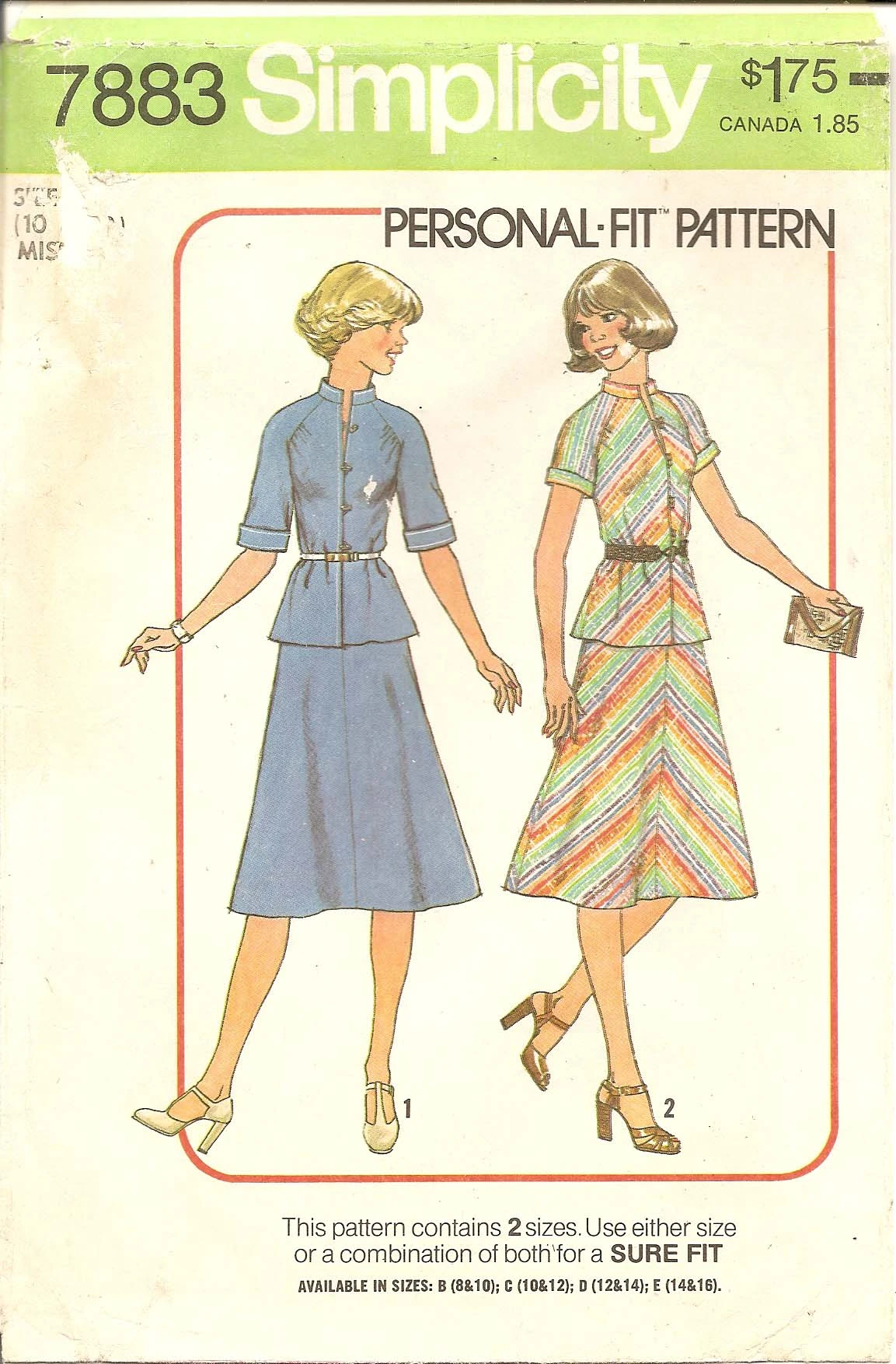 Simplicity 7883 A | Vintage Sewing Patterns | Fandom
