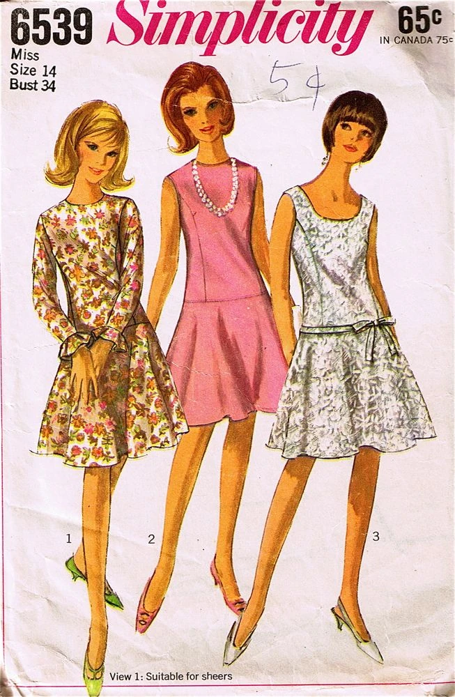 Simplicity 6539 | Vintage Sewing Patterns | Fandom