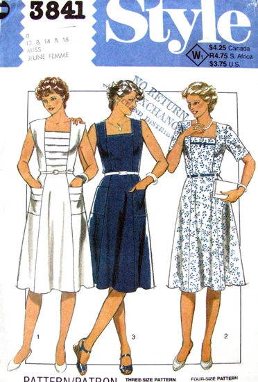 Style 3841 | Vintage Sewing Patterns | Fandom