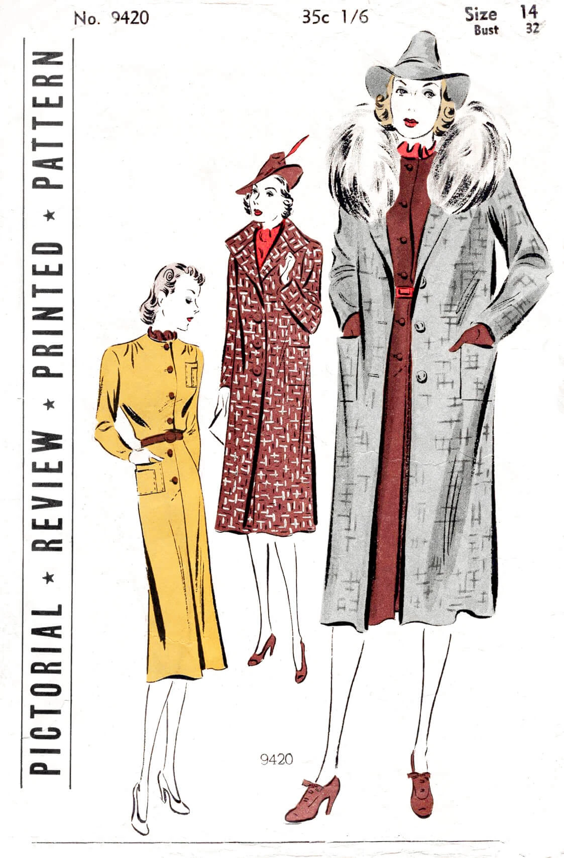 Pictorial Review 9420 | Vintage Sewing Patterns | Fandom