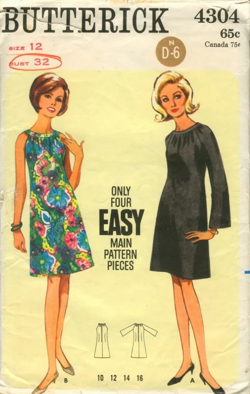 Butterick 4304 | Vintage Sewing Patterns | Fandom
