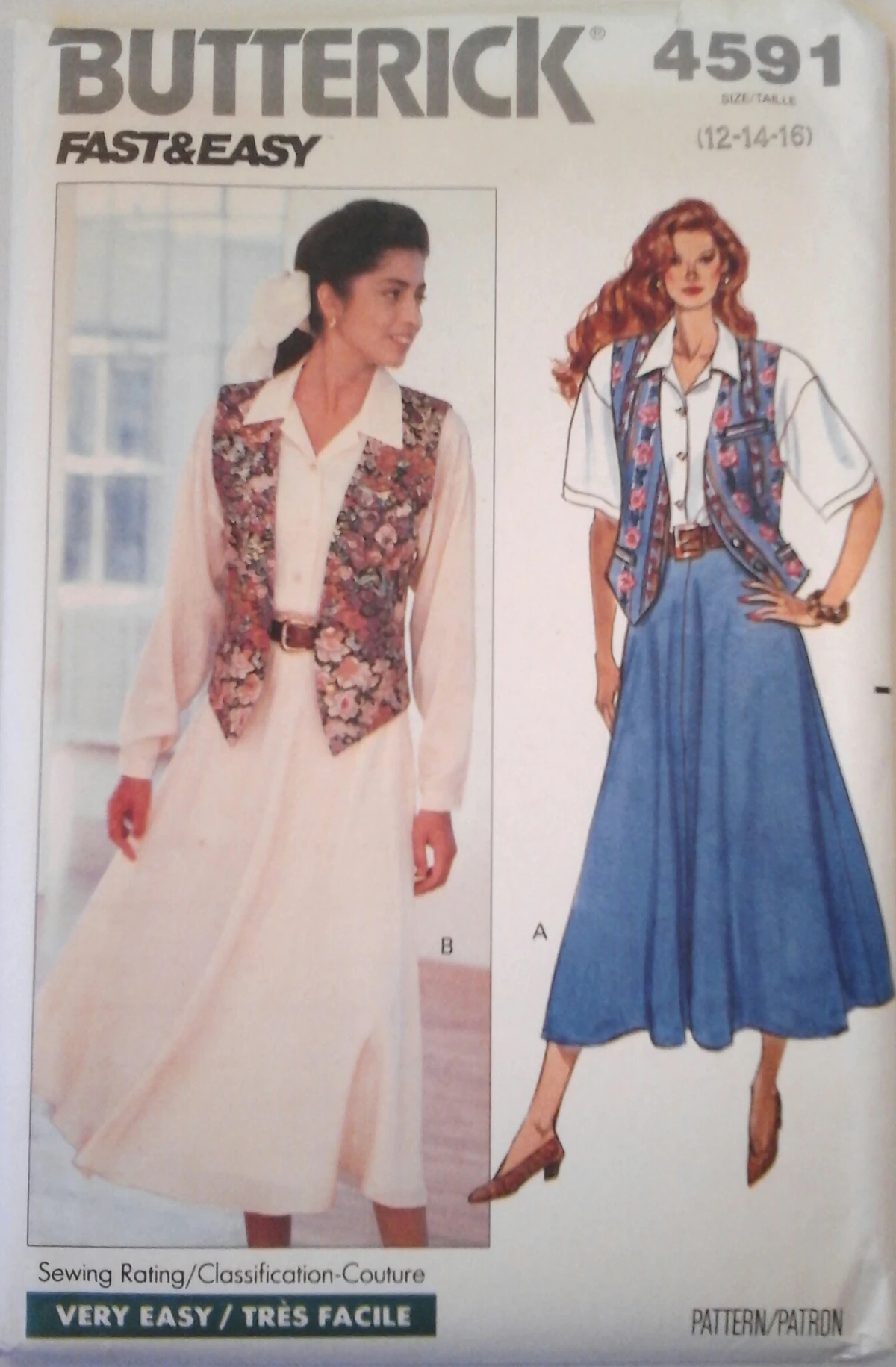 Butterick 4591 C | Vintage Sewing Patterns | Fandom