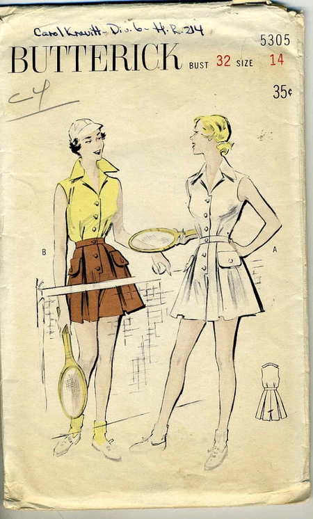 Butterick 5305 A | Vintage Sewing Patterns | Fandom