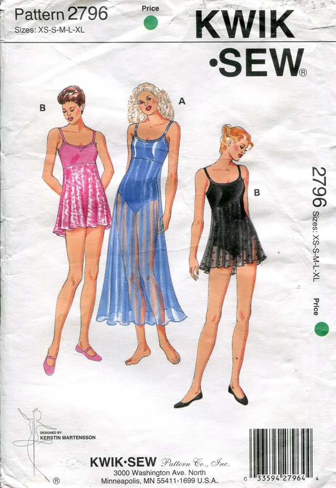 Kwik Sew 2796 | Vintage Sewing Patterns | Fandom