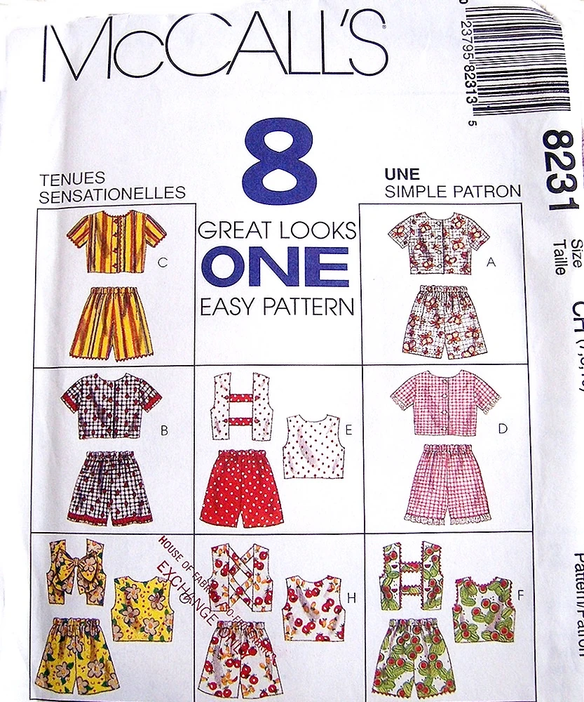 McCall's 8231 A | Vintage Sewing Patterns | Fandom