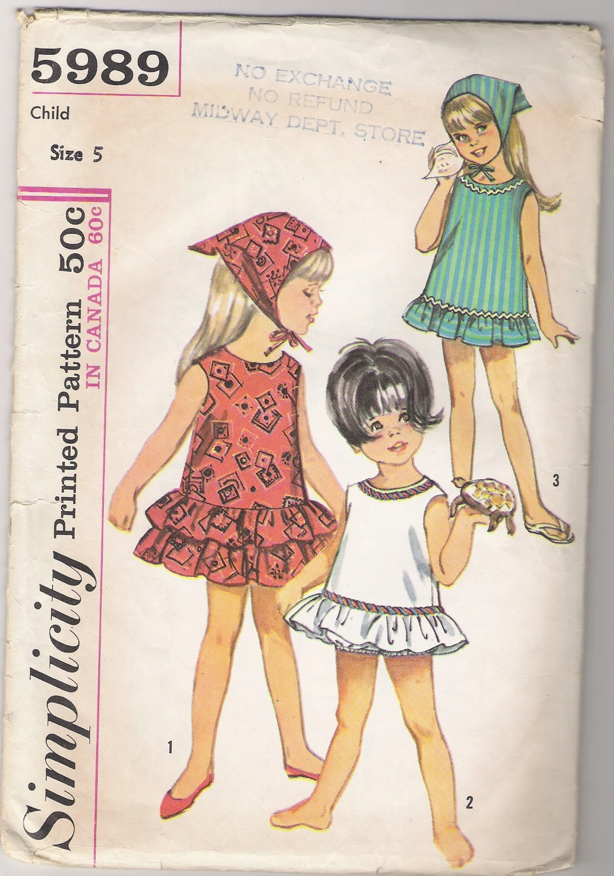 Simplicity 5989 A | Vintage Sewing Patterns | Fandom