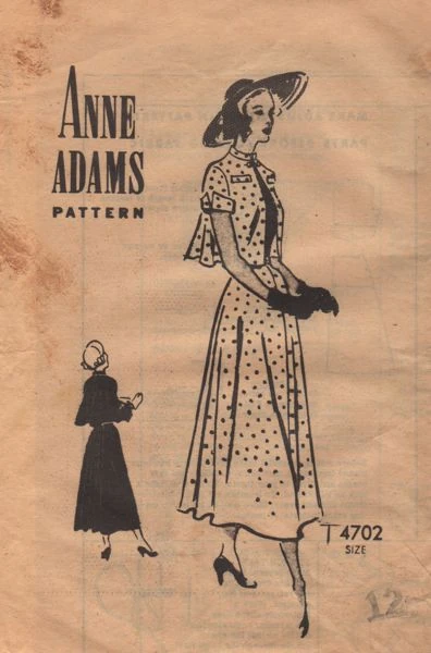 Anne Adams 4702 A | Vintage Sewing Patterns | Fandom
