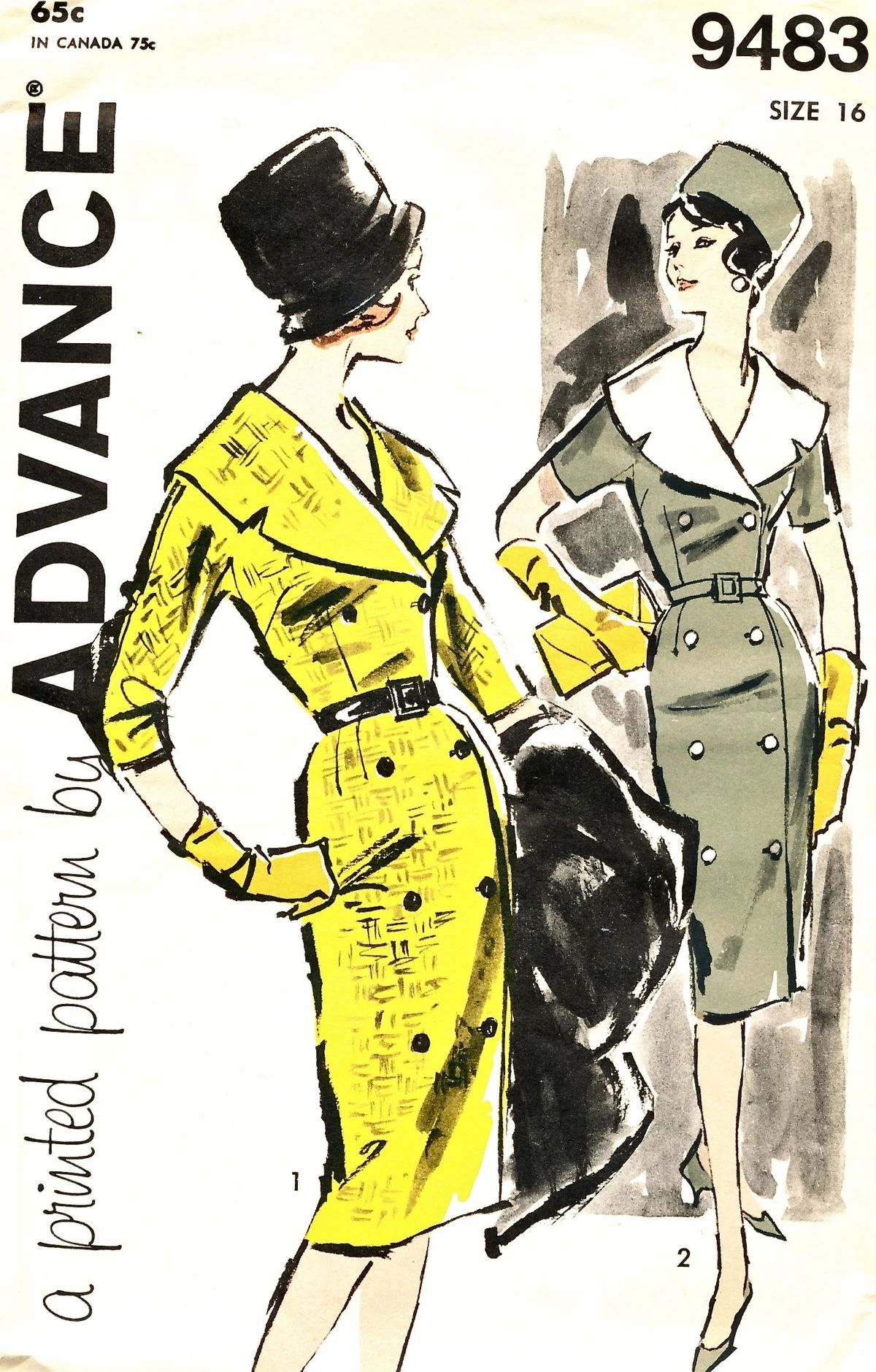 Advance 9483 | Vintage Sewing Patterns | Fandom