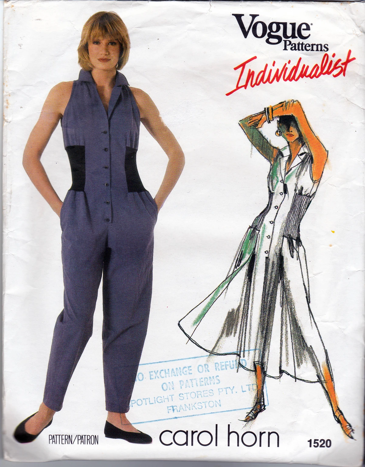 Vogue 1520 B | Vintage Sewing Patterns | Fandom