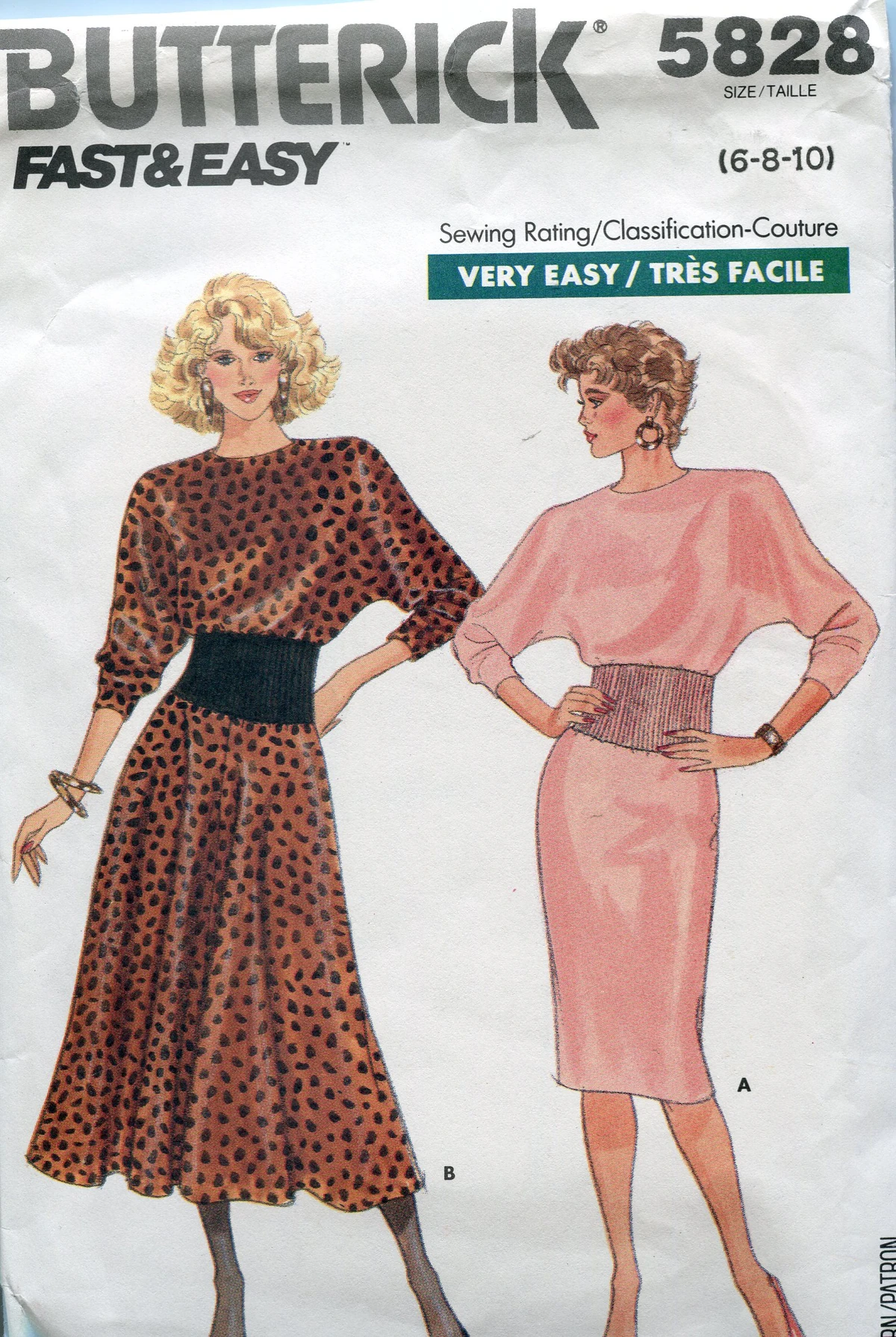 Butterick 5828 A | Vintage Sewing Patterns | Fandom