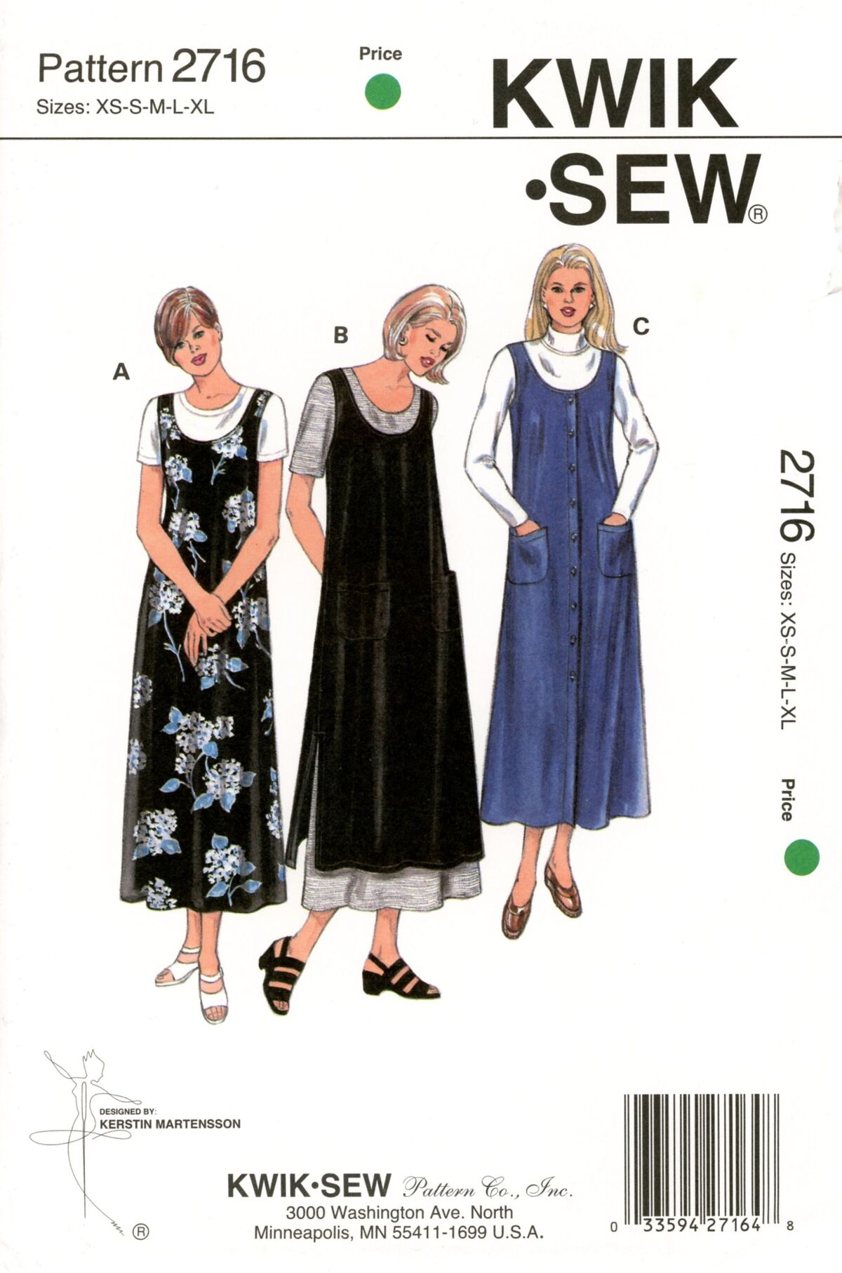 Kwik Sew 2716 | Vintage Sewing Patterns | Fandom