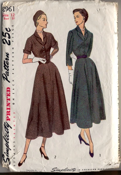 Simplicity 2961 | Vintage Sewing Patterns | Fandom