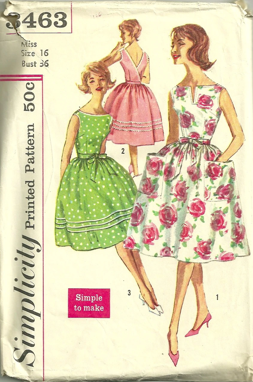 Simplicity 3463 | Vintage Sewing Patterns | Fandom