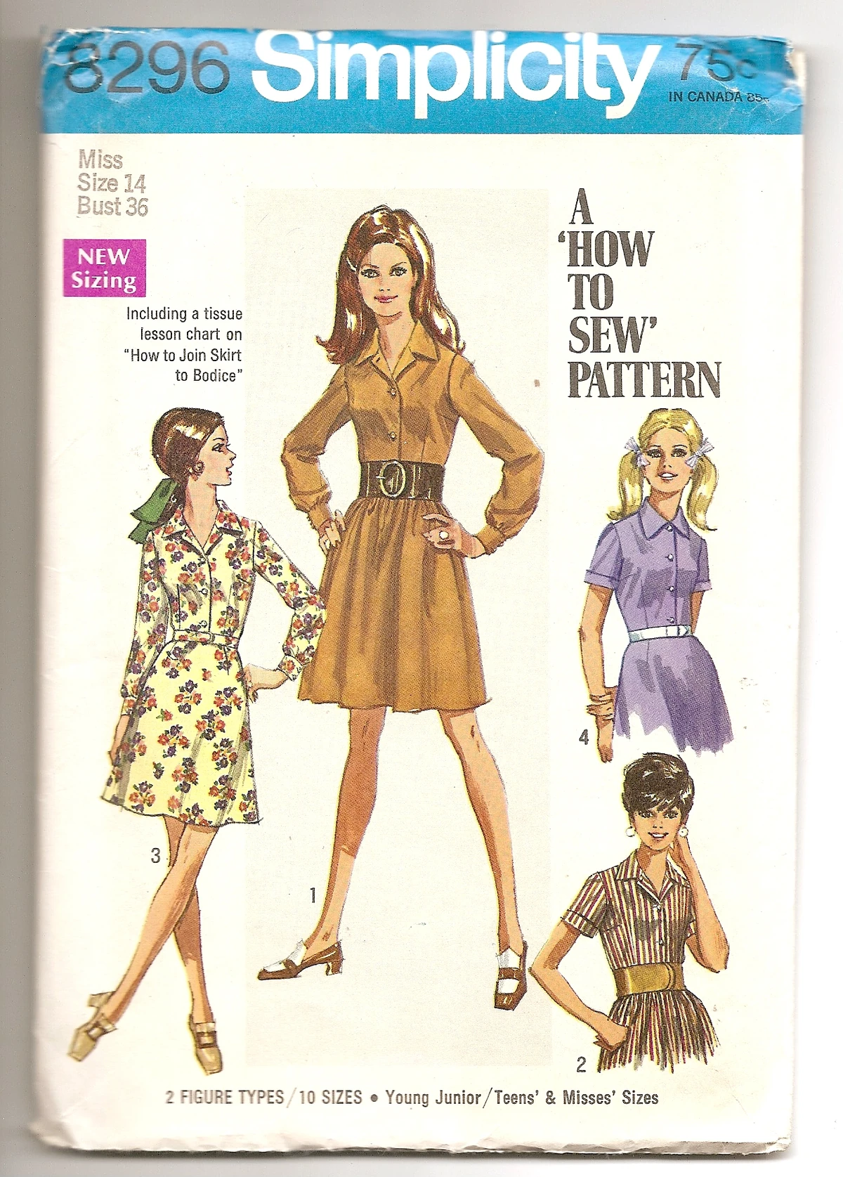 Simplicity 8296 A | Vintage Sewing Patterns | Fandom