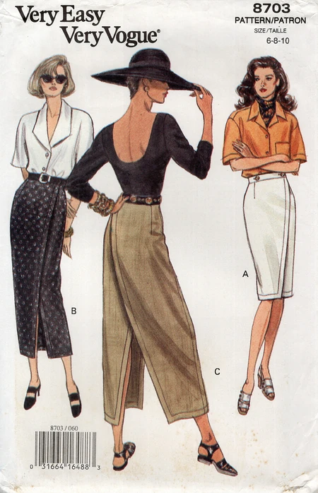 Vogue 8703 C | Vintage Sewing Patterns | Fandom