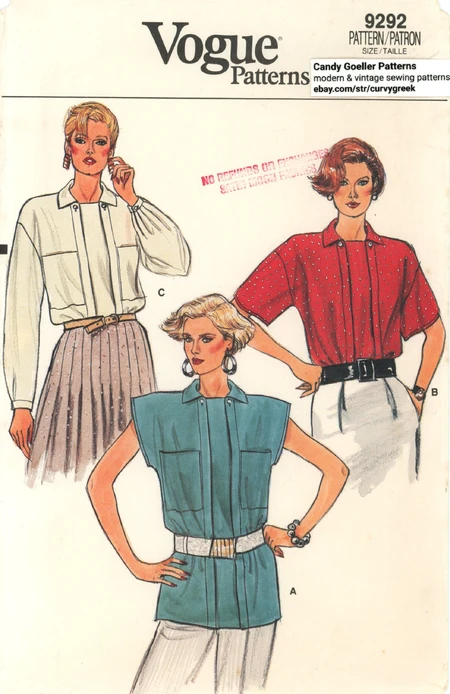 Vogue 9292 B | Vintage Sewing Patterns | Fandom