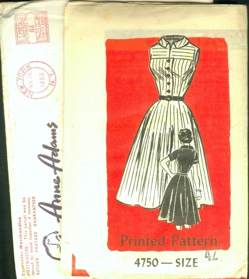 Anne Adams 4750 | Vintage Sewing Patterns | Fandom