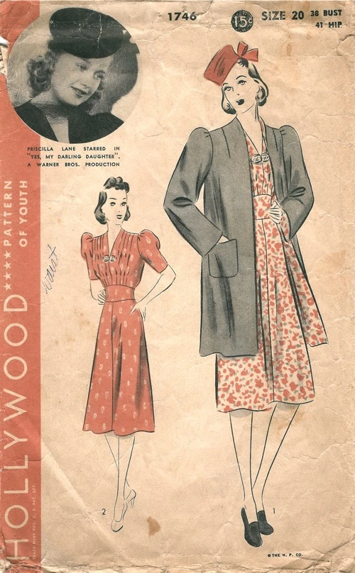 Hollywood 1746 | Vintage Sewing Patterns | Fandom