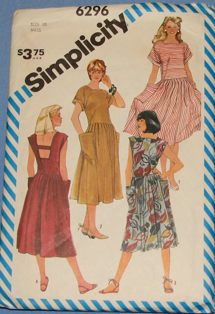 Simplicity 6296 B | Vintage Sewing Patterns | Fandom
