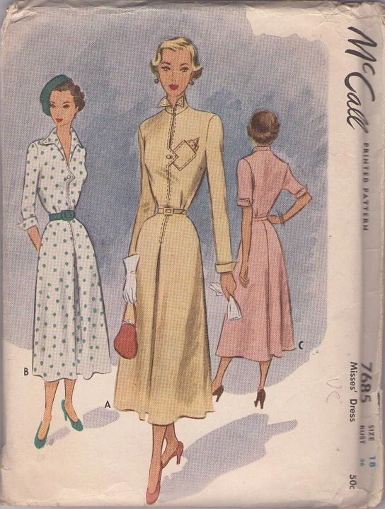 McCall 7685 A | Vintage Sewing Patterns | Fandom