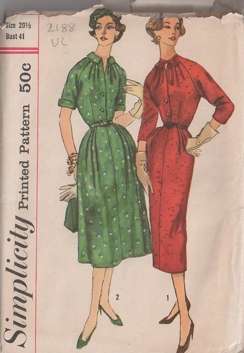 Simplicity 2188 A | Vintage Sewing Patterns | Fandom