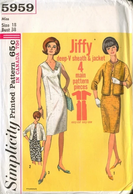 Simplicity 5959 | Vintage Sewing Patterns | Fandom