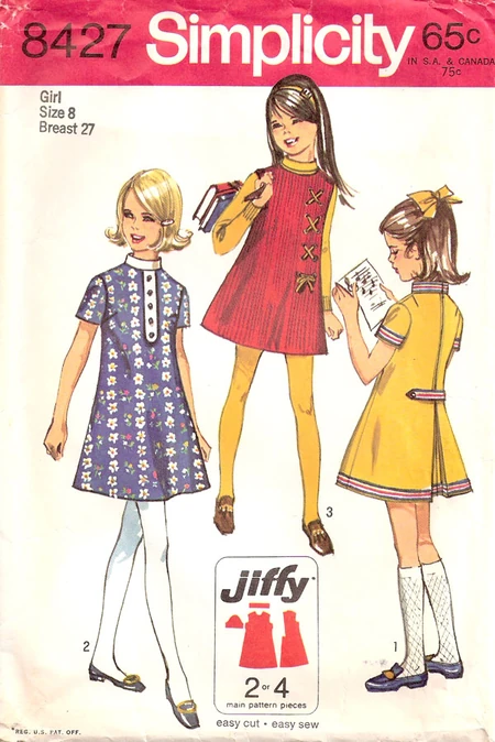 Simplicity 8427 A | Vintage Sewing Patterns | Fandom