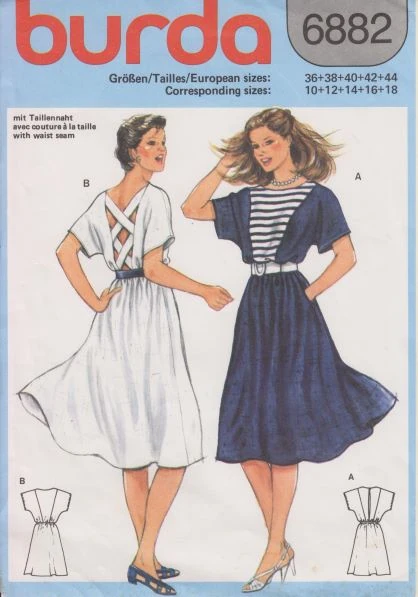 Burda 6882 | Vintage Sewing Patterns | Fandom