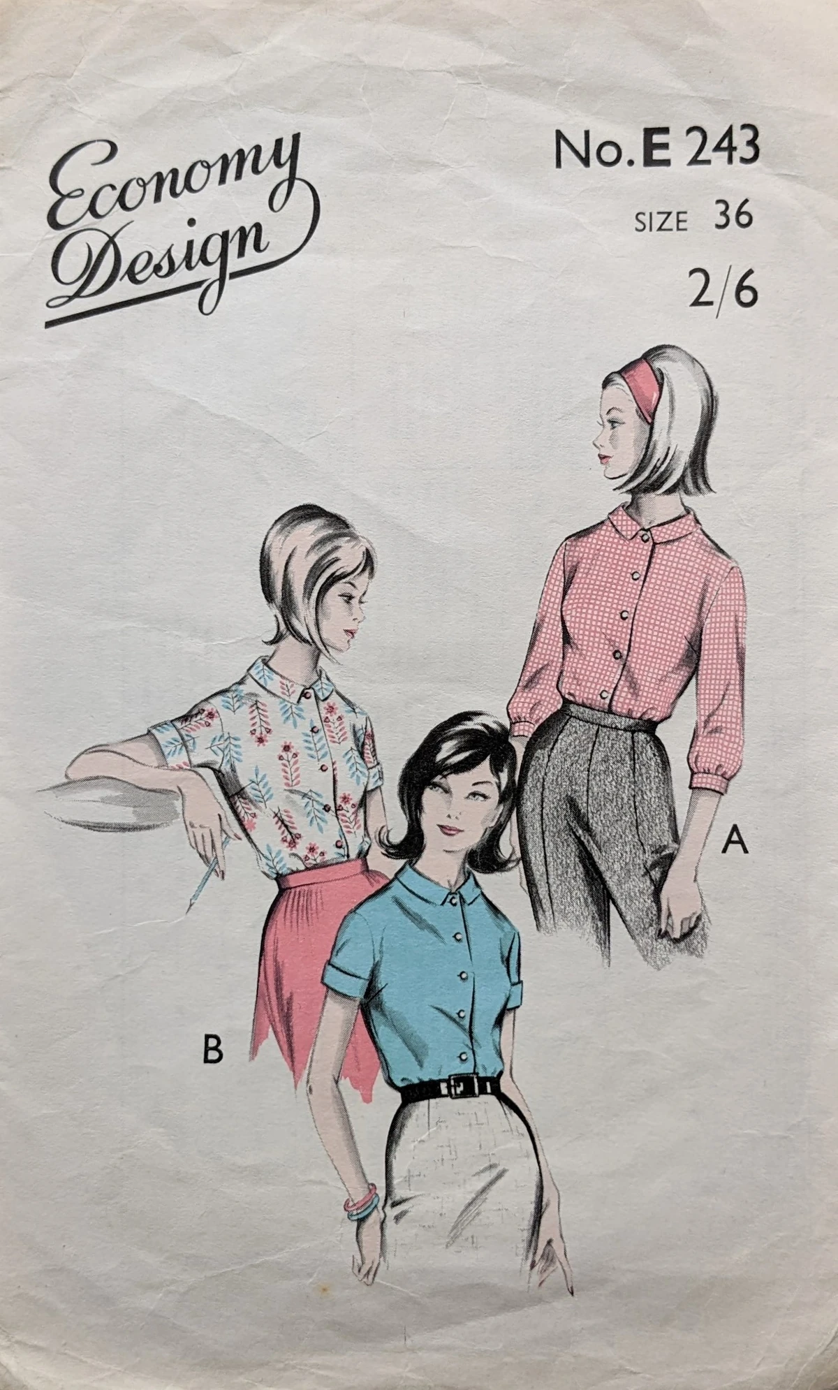 Economy Design E243 | Vintage Sewing Patterns | Fandom