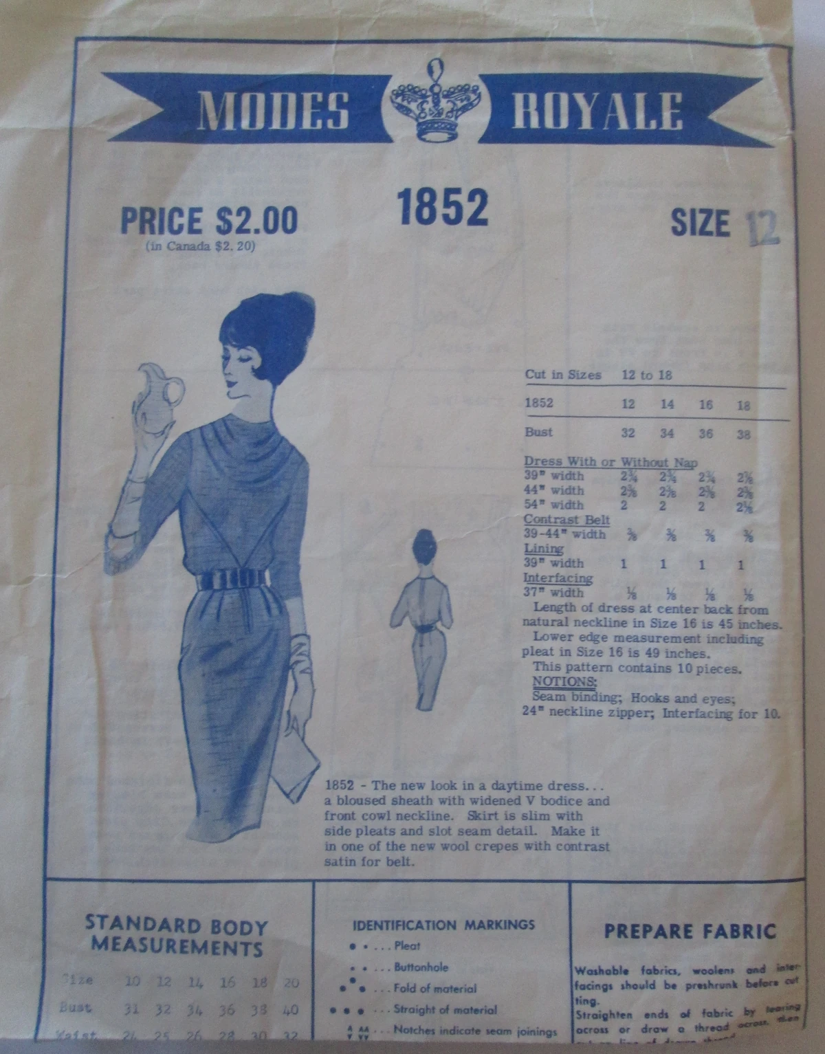 Modes Royale 1852 | Vintage Sewing Patterns | Fandom