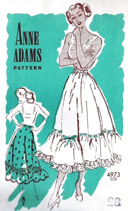 Anne Adams 4973 A | Vintage Sewing Patterns | Fandom