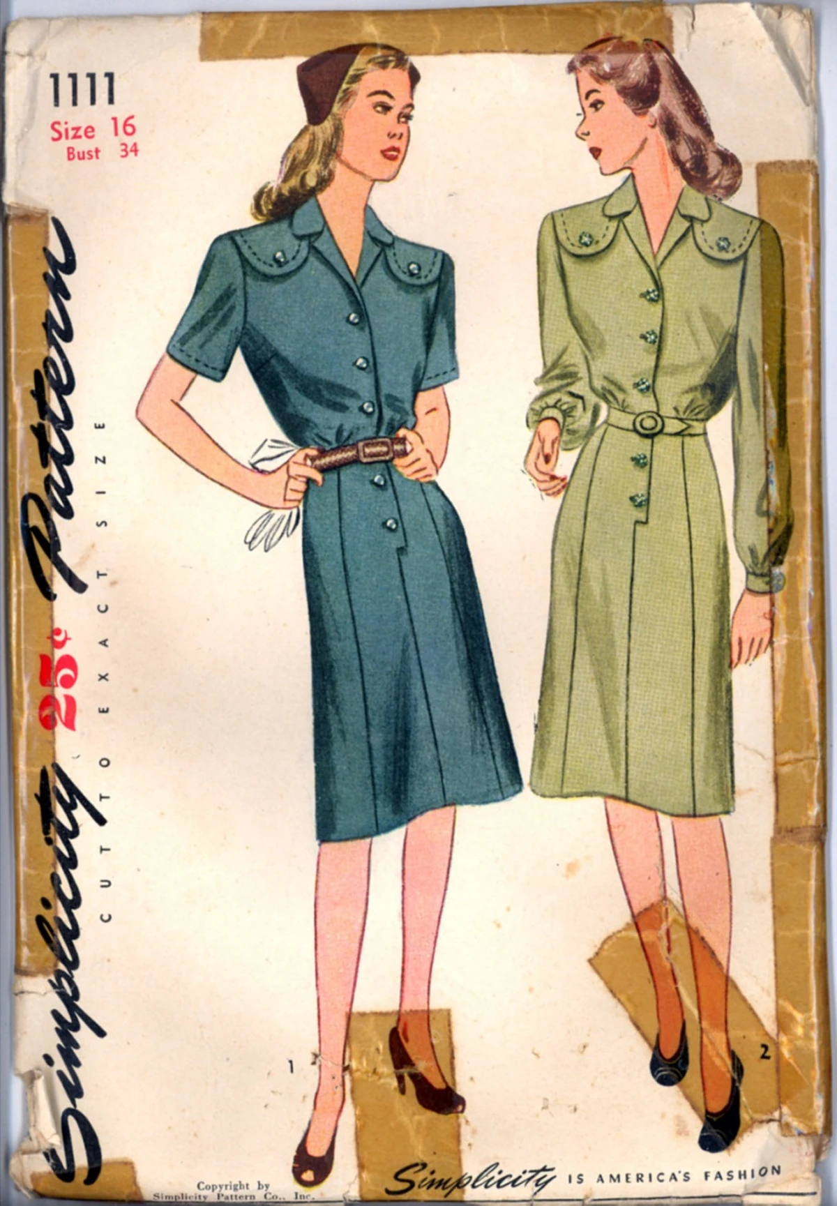 Simplicity 1111 A | Vintage Sewing Patterns | Fandom