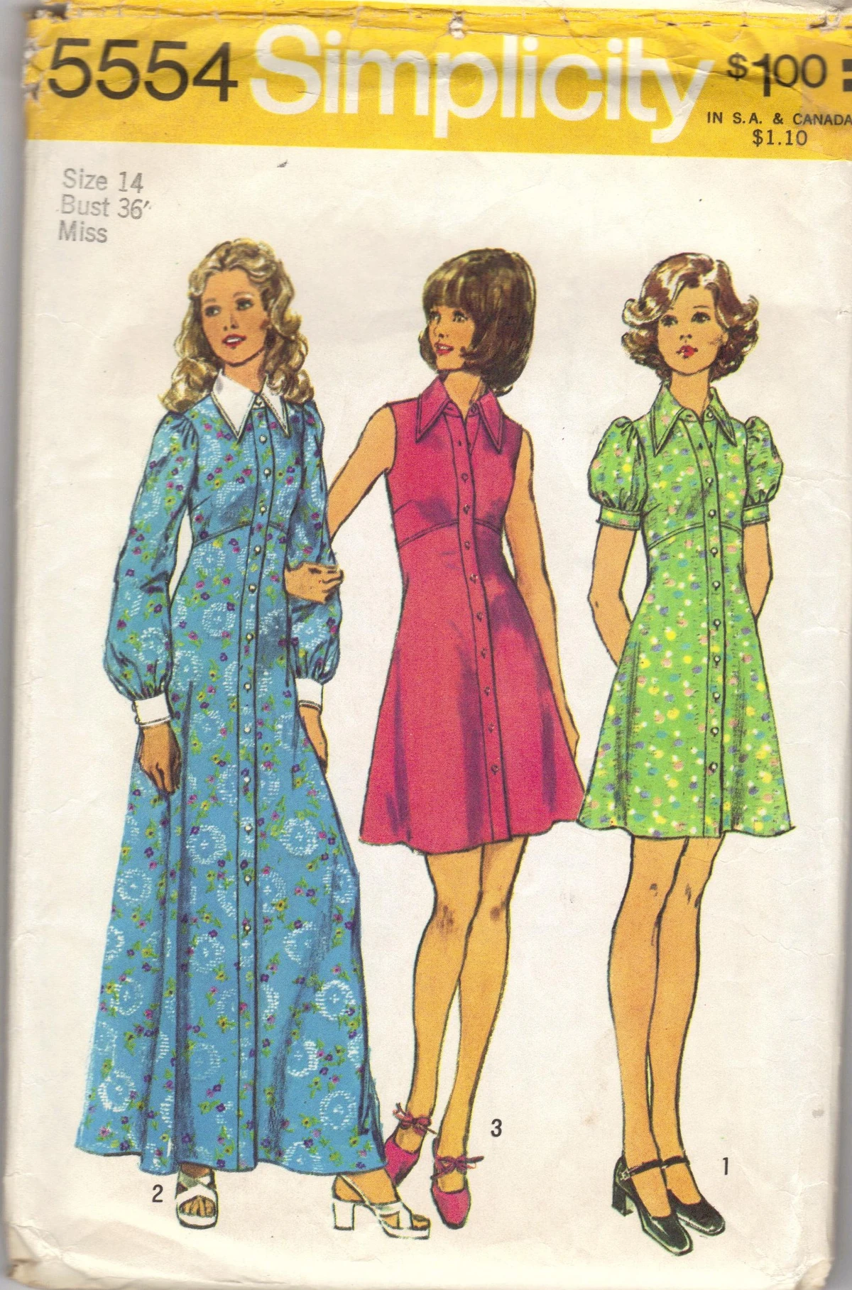 Simplicity 5554 A | Vintage Sewing Patterns | Fandom