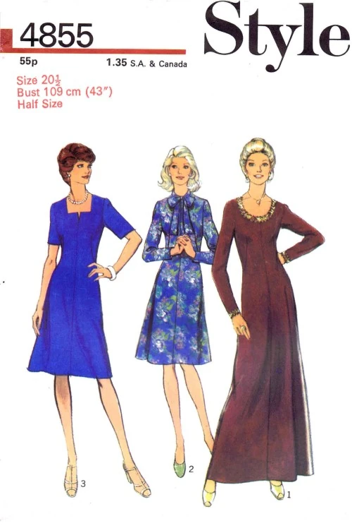 Style 4855 | Vintage Sewing Patterns | Fandom